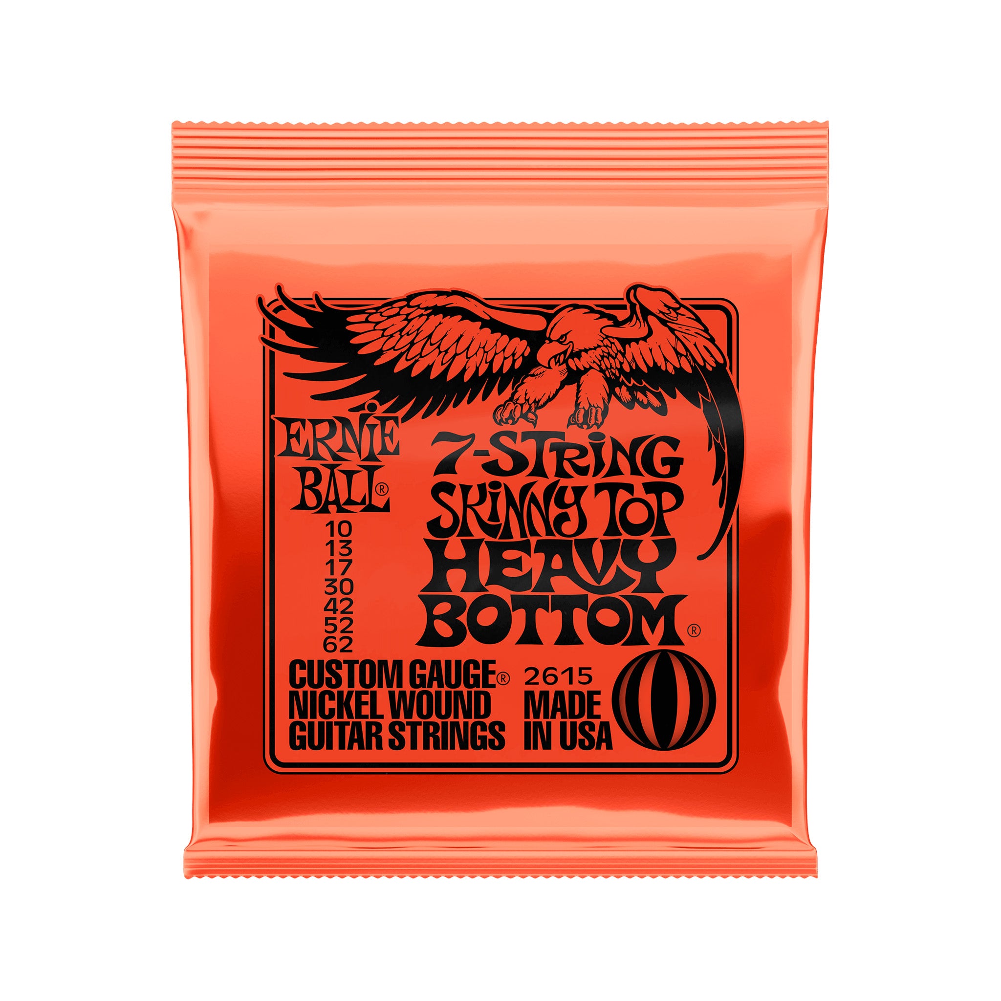 Ernie Ball Skinny Top / Heavy Bottom Slinky 7-String Nickel Wound Elec ...