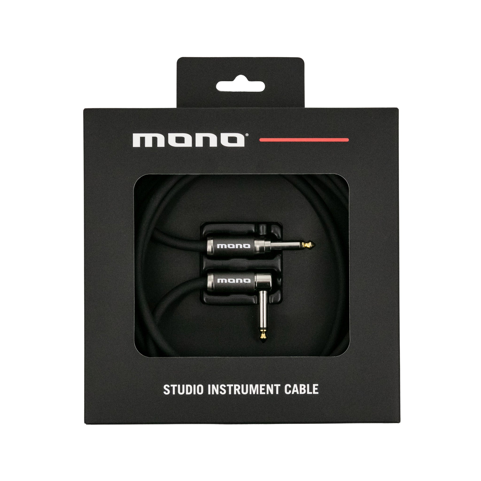 MONO Studio Instrument Cable, Standard Angled to Silent Connector, 10f ...